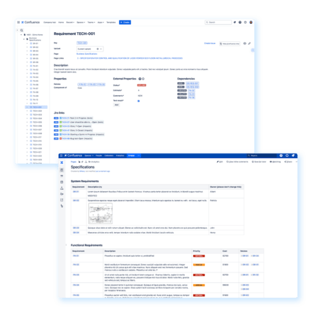 Requirement Yogi - Requirement Management App for Confluence