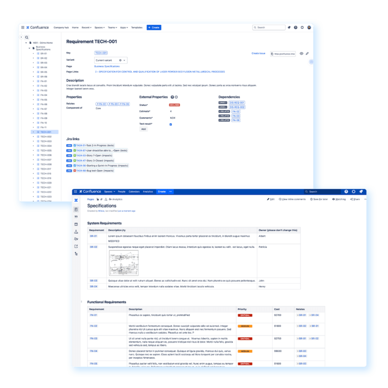 Requirement Yogi - Requirement Management App for Confluence